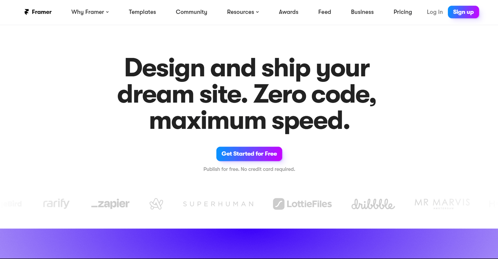 Framer - Herramienta no-code de Constructores Web
